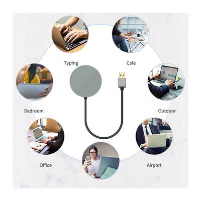 4K 60hz USB 3.0 to Dual HDMI-Compatible Hub 5Gbps Transmitte