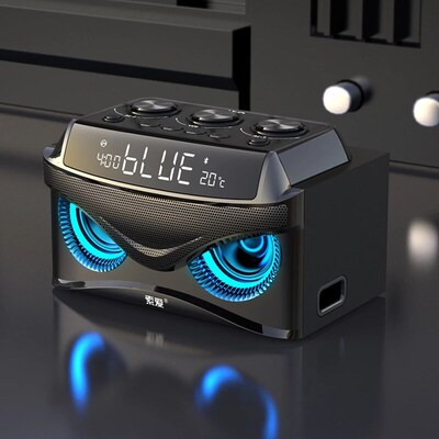 column portable subwoofer audio music speaker wireless bluet