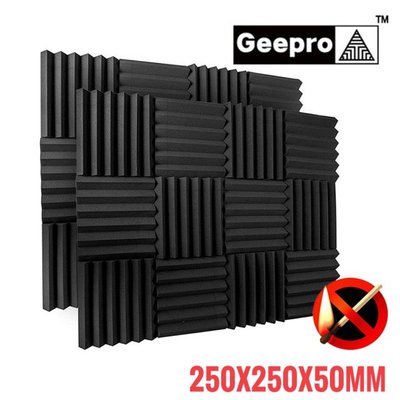 250x250x50mm Soundproofing Foam Studio Acoustic Foam Wedges