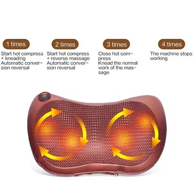 Massager Neck Car Home Cervical  Massage Neck Back Waist Bod