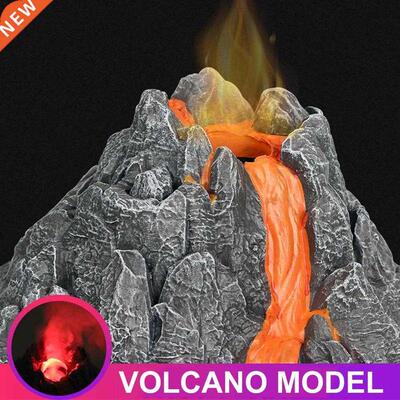 New Simulation Volcanic Eruption Model Steam Volcano Models