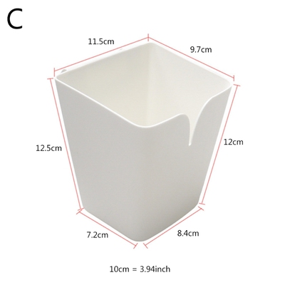 4pcs Kitchen Trolley Hanging Basket Storage Bucket