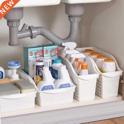 Organize Box Kitchen Sundry Storage Case Desktop Organizer W