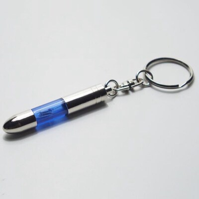1pc Car Auto Anti Static Touch Pen Key-Ring Keychain 4 Color
