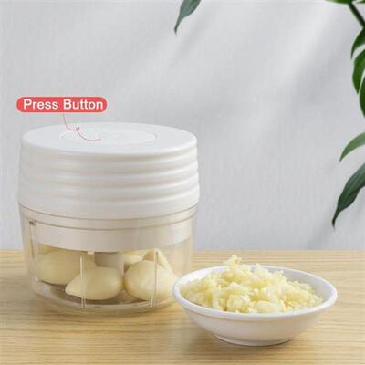 Mini Electric Food Vegetable Shredder Slicer Garlic Nut Meat