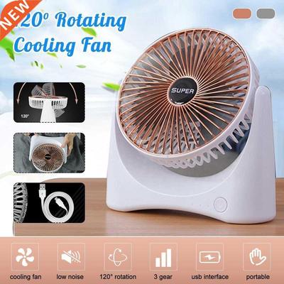 Mini Rechargeable 3 Speeds Desk Fan Multi USB Fan Pedeal T