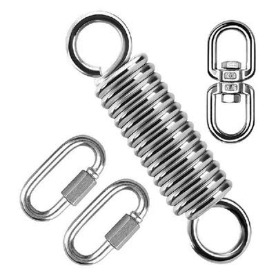 Hanging Chair Swing Spring With 360° Swivel Hook& 2