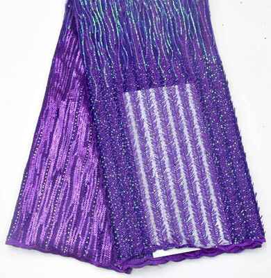 tulle beaded lace fabric wholesale glitter and lace fabric