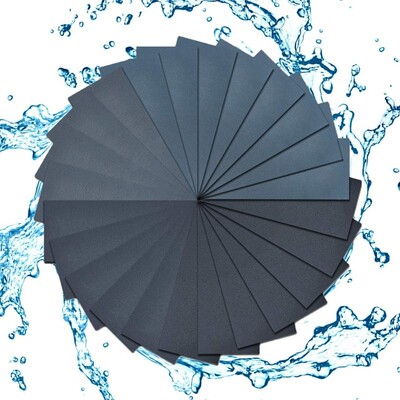 25 PCS Wet Dry Sand Paper 2000 -7000 Grit Sandpaper 9X3.6 in