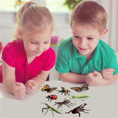 Educational Toys 8PCS Simulation Insect Model ChildrenS