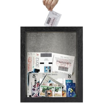 White Backboard 8x10 Shadow Box Display memorabilia Frame  H