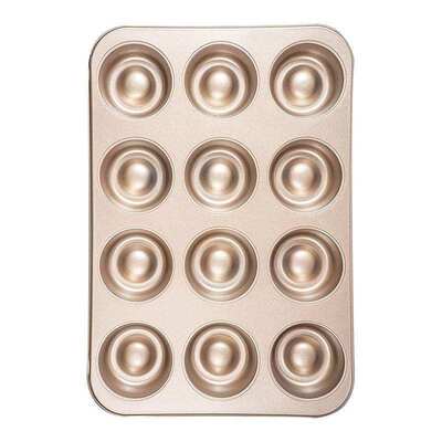 Brownie Bowl Pan, 12 Cavity Mini Bundt Round Cake Pans