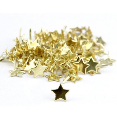100pcs Small Metal Pushpins Decorative Star-shaped Pushpins