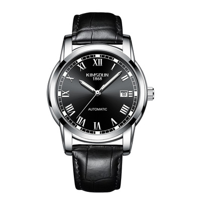 Men's automatic mechanical watch精钢带镂空全自动机械