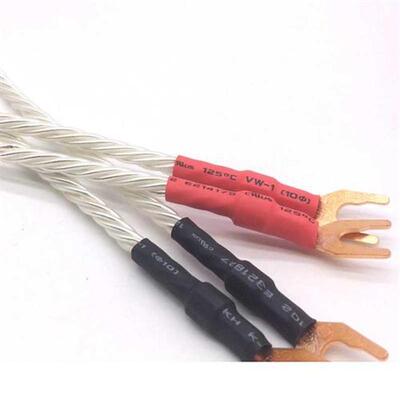 4pcs Odin Silver Plated Jumper Cables y spade to spade plug