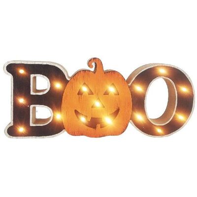 Halloween Pumpkin Letter Sign Ornament Table Centerpieces