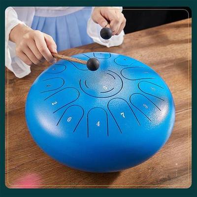 Tongue Drum 6 Inch Steel Tongue Drum Set 8 Tune Hand Pan Dru
