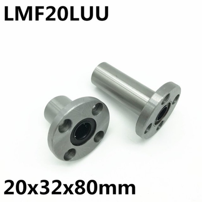 2pcs LMF20LUU LMF20L flange ball bearing Used for 20mm linea