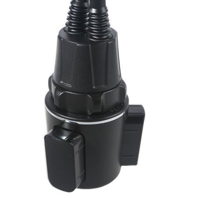 U90D Car Cup Dual Tablet Mount Holder Adjustable Rack Car Cu