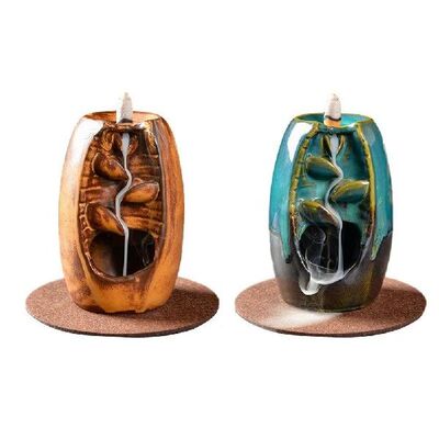 Ceramic Backflow Incense Holder Waterfall Incense Burner