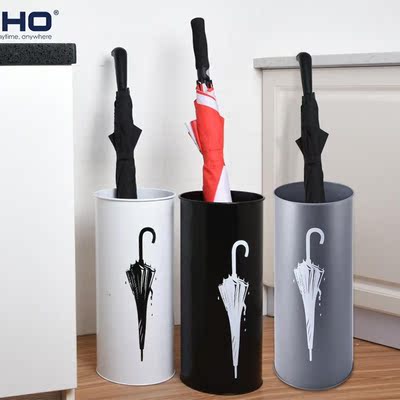 Round Umbrella Stand Household Simple Iron Moisture Storage
