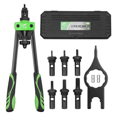 110Pcs Hand Rivet Nut Tool Riveting Tool Rivet Nut Setter wi