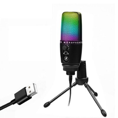 USB Computer Mic 360 Pick Up Stereo Pc Microphone for Comput
