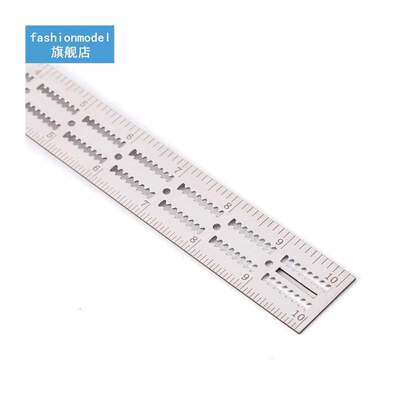 Multifunction Woodworkers Edge Rule Inch MM Woodworking Scri