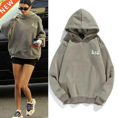 Sreetwear Oversize Sweatshirt Men and Women Letter Print Fle