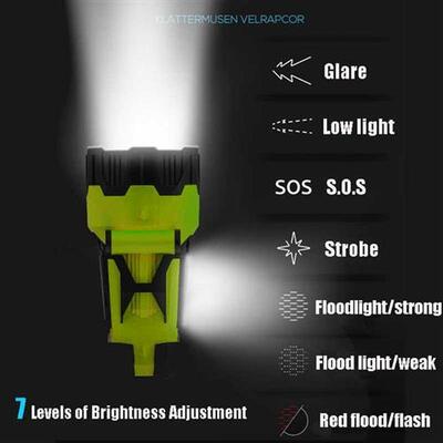 800W 12000mA Super Bright LED Waterproof Rechargeable Double