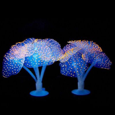 Silicone Glowing Artificial Fish Tank Aquarium Coral Plants