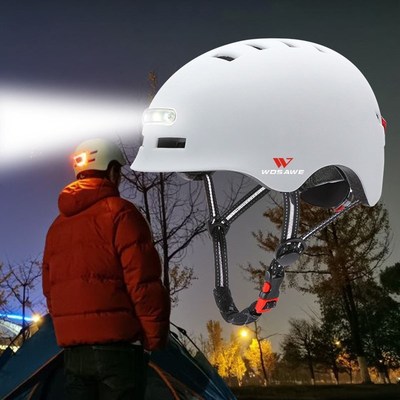 Motorbike Helmet Mountain Road Scooter Warning Light Flash H