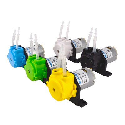 Mini 12V/24V DC Dosing Pump Peristaltic pump Dosing Head wi