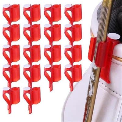 Golf Club Organizers Clip Red Plastics Putting Clips For