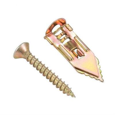 10pcs Self-Tapping Drilling Anchors Screws Plasterboard