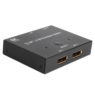 DP1.4 Displayport Splitter Adapter Computers TV Bi-Direction