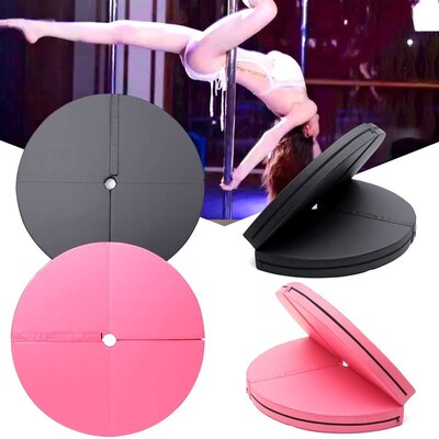 120*5-10cm Foldable Pole Dancing Protect Mat Round Yoga Mats