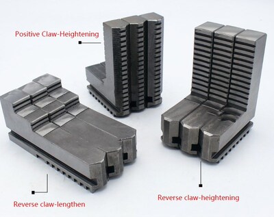K11-250 Three-jaw chuck jaws, heightened, lengthened, univer