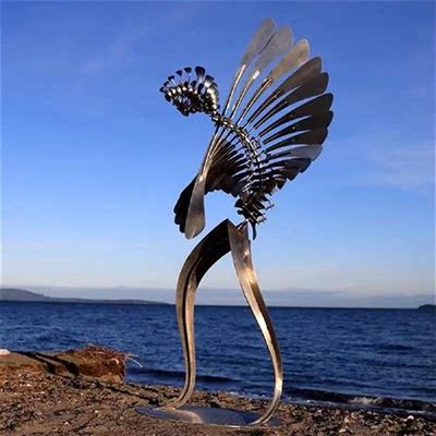 Human Shaped Metal Windmill Decorative Artware for Patio