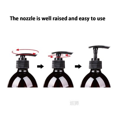 3 in 1 Set Soap Dispenser for Shampoo Body Wash Hair Conditi