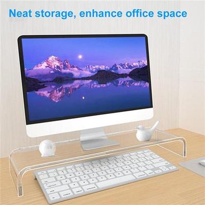New Premium Acrylic Computer Monitor Stand Neck Protection M