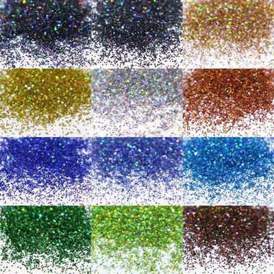 10g Bulk Glitter for Nails Hologram Powder Sparkly Pigment A