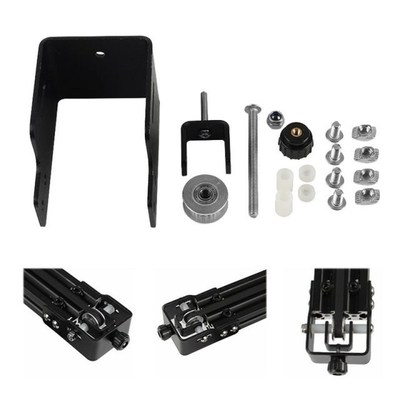 Black Upgraded  Aluminum Alloy Y-axes Metal Profile Timing B