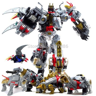 G1 BPF Transformation Dinoking Volcanicus Grimlock Slag Slud