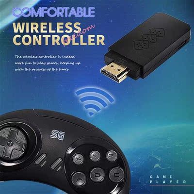 16-bit MD Wireless Video Game Console For Sega Genesis Game