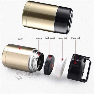 304 Stainless Steel Thermos Lunch Box for Hot Food with Cont