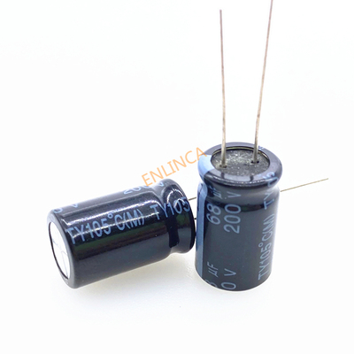 3pcs/lot 68UF 200v 68UF Aluminum Electrolytic Capacitor Size