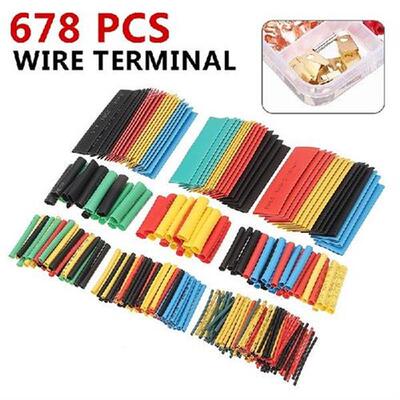 678pcs/Assorted Car Electrical Wire Terminals Insulated