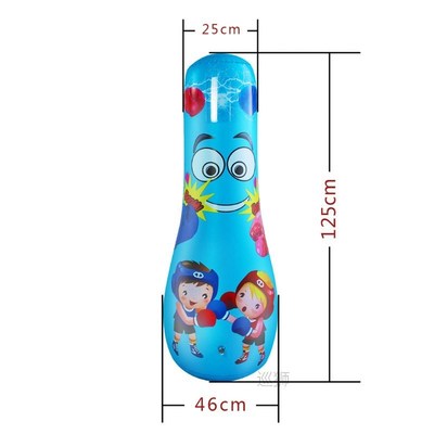 Unisex Kid Inflatable Tumbler Boxing Punching Bag Children S