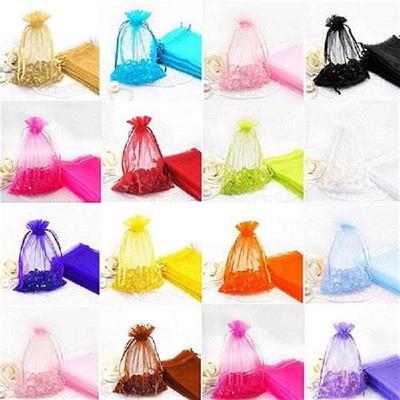 50pcs Organza bag Jewelry Packaging Display Pouches Wedding